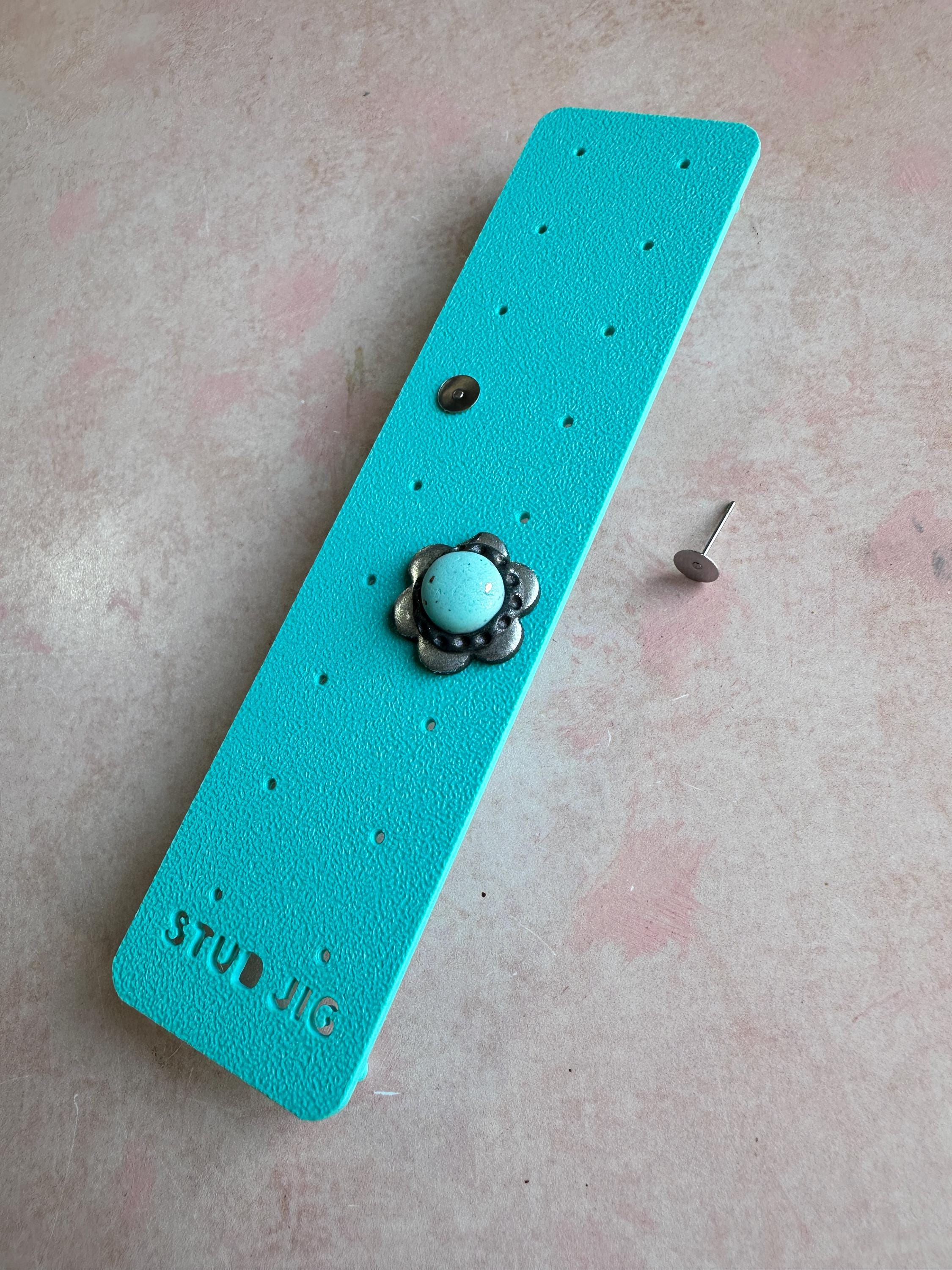 Stud Earring Assembly Baking Sealing Resin Coating Jig Support Wood ...