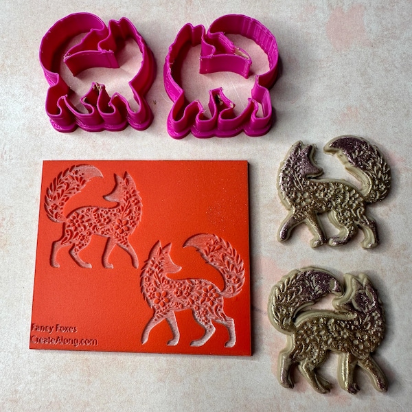 Fox Stamp - Etsy