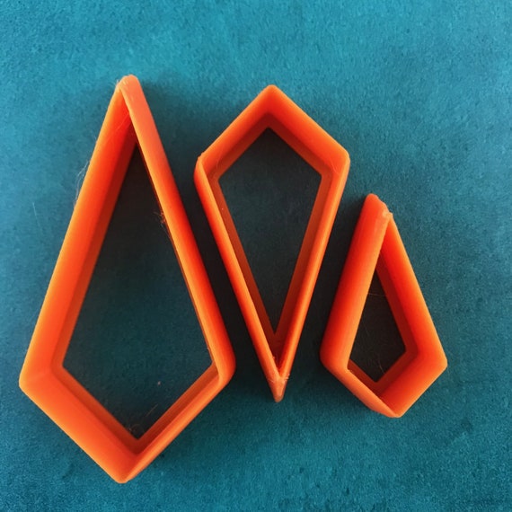 Kite Drop Polymer Clay Cutter Set Jewelry Earrings Pendant - Etsy