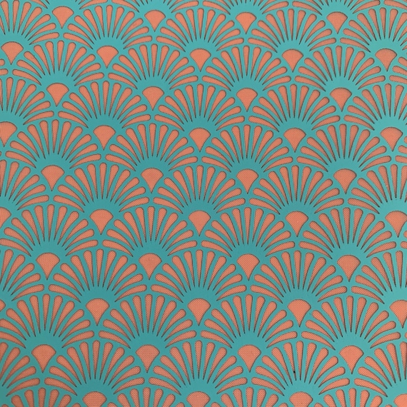 Silk Screen Light the Way Art Deco Fans Stencil for Polymer - Etsy