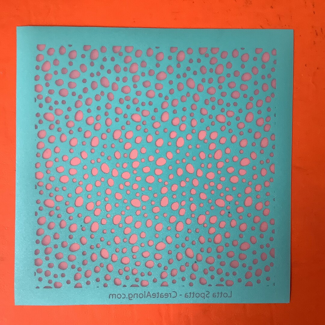 Lotta Spotta Spots Spotted Dotty Dot Silkscreen for Polymer Clay and ...