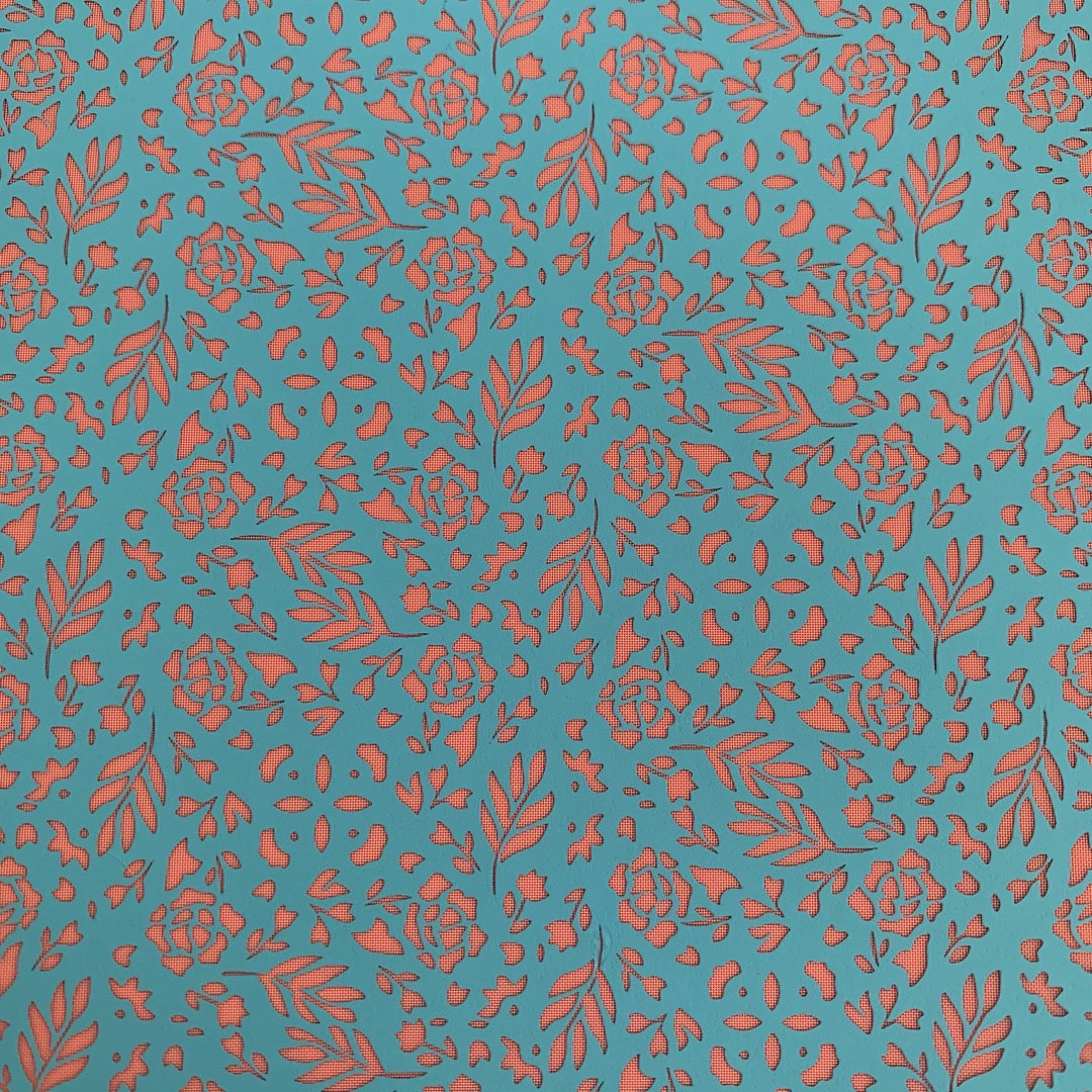 Silk Screen Scattered Flowers Stencil for Polymer Clay Silk Screen - Etsy