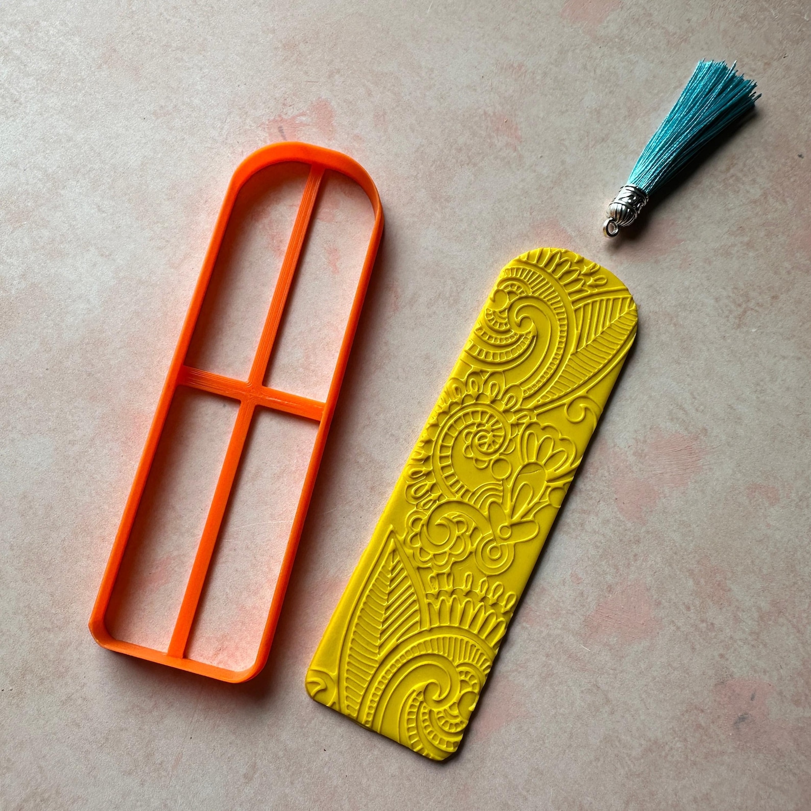 Clay Bookmark Cutter Arch | Polymer Clay Bookmark Cutter - Etsy