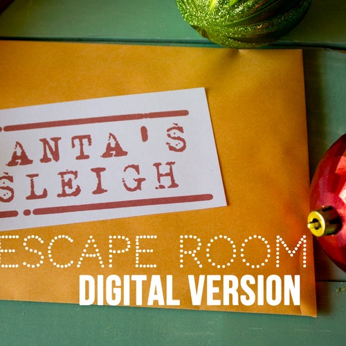 Christmas Escape Room Type of Challenge Game Family Game at - Etsy