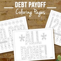 Debt Payoff Tracker: Minimalist Coloring Chart (printable PDF) - Etsy