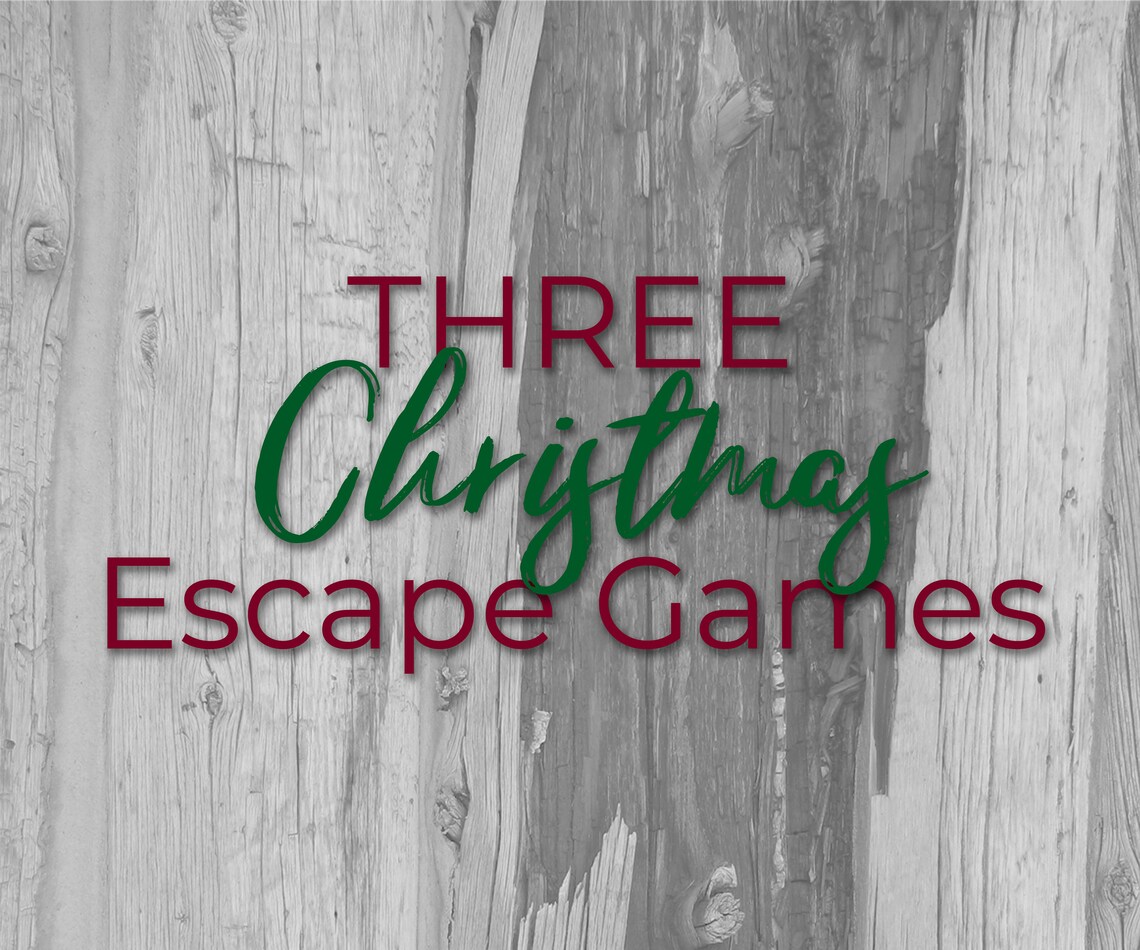 Christmas Escape Game Bundle Three Games - Etsy
