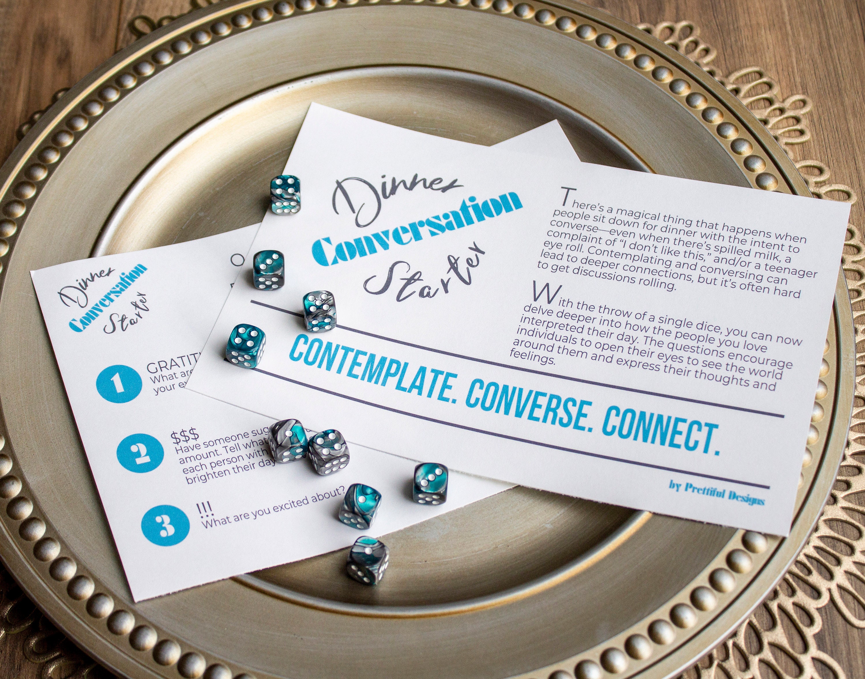 Dinner Conversation Starter Printable Connecting Game - Etsy