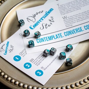 Dinner Conversation Starter Printable Connecting Game - Etsy