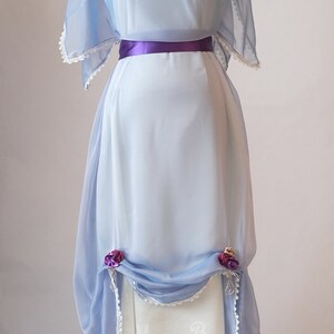 Edwardian Light Blue Evening Dress Gilded Age Downton Abbey Inspired ...