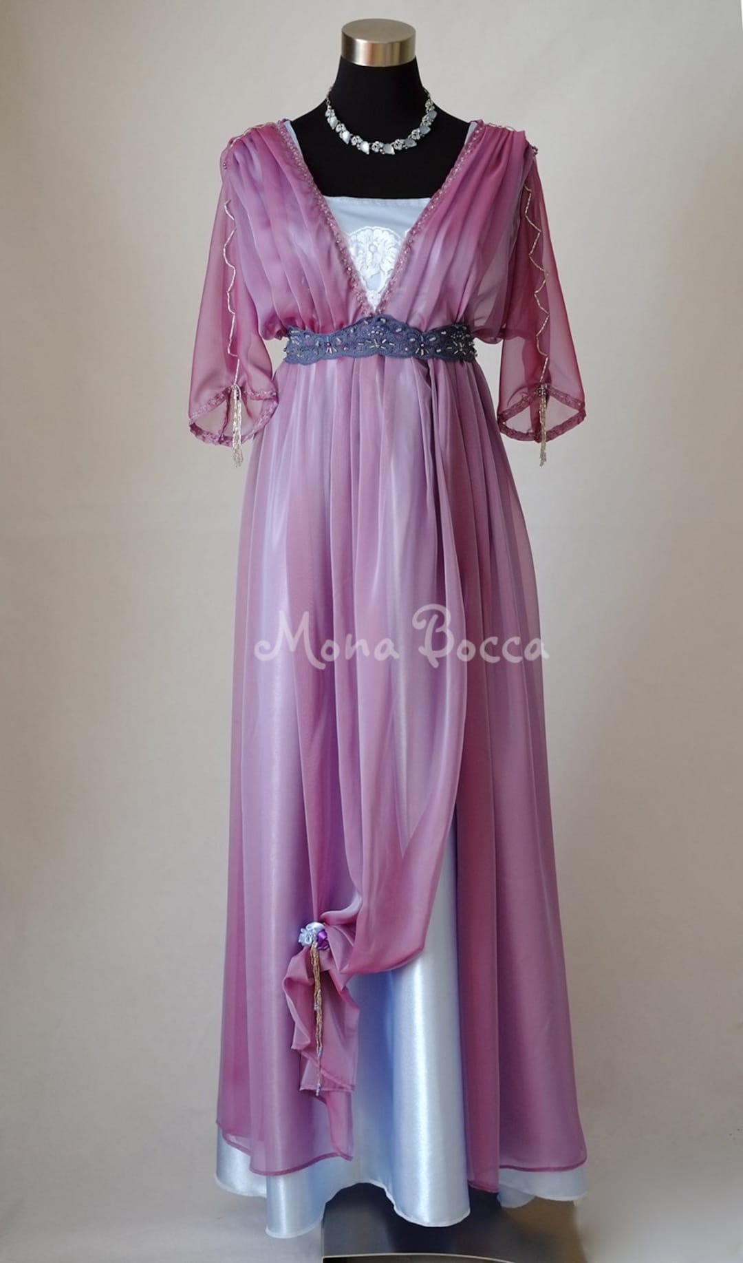 Edwardian Evening Dress, Sinking Dress, Titanic Swim Dress Inspired ...