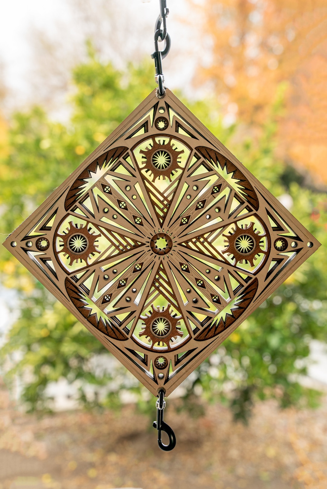 Dwarven Crest Mandala Suncatcher 7 Layer, Double Sided, Lasercut ...