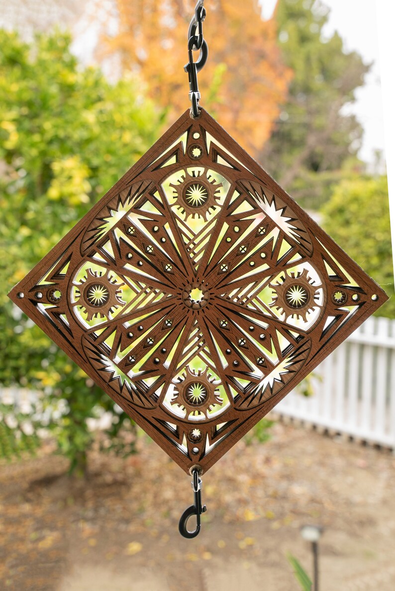 Dwarven Crest Mandala Suncatcher 7 Layer, Double Sided, Lasercut ...