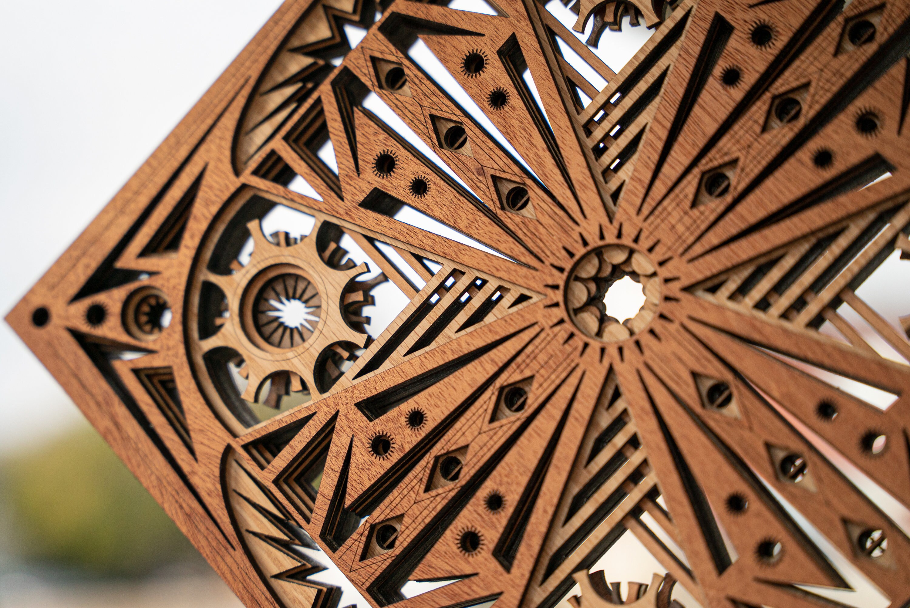 Dwarven Crest Mandala Suncatcher 7 Layer, Double Sided, Lasercut ...