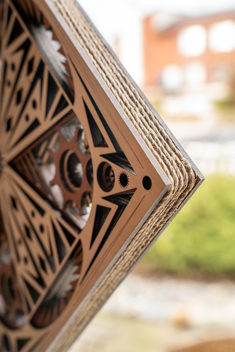 Dwarven Crest Mandala Suncatcher 7 Layer, Double Sided, Lasercut ...