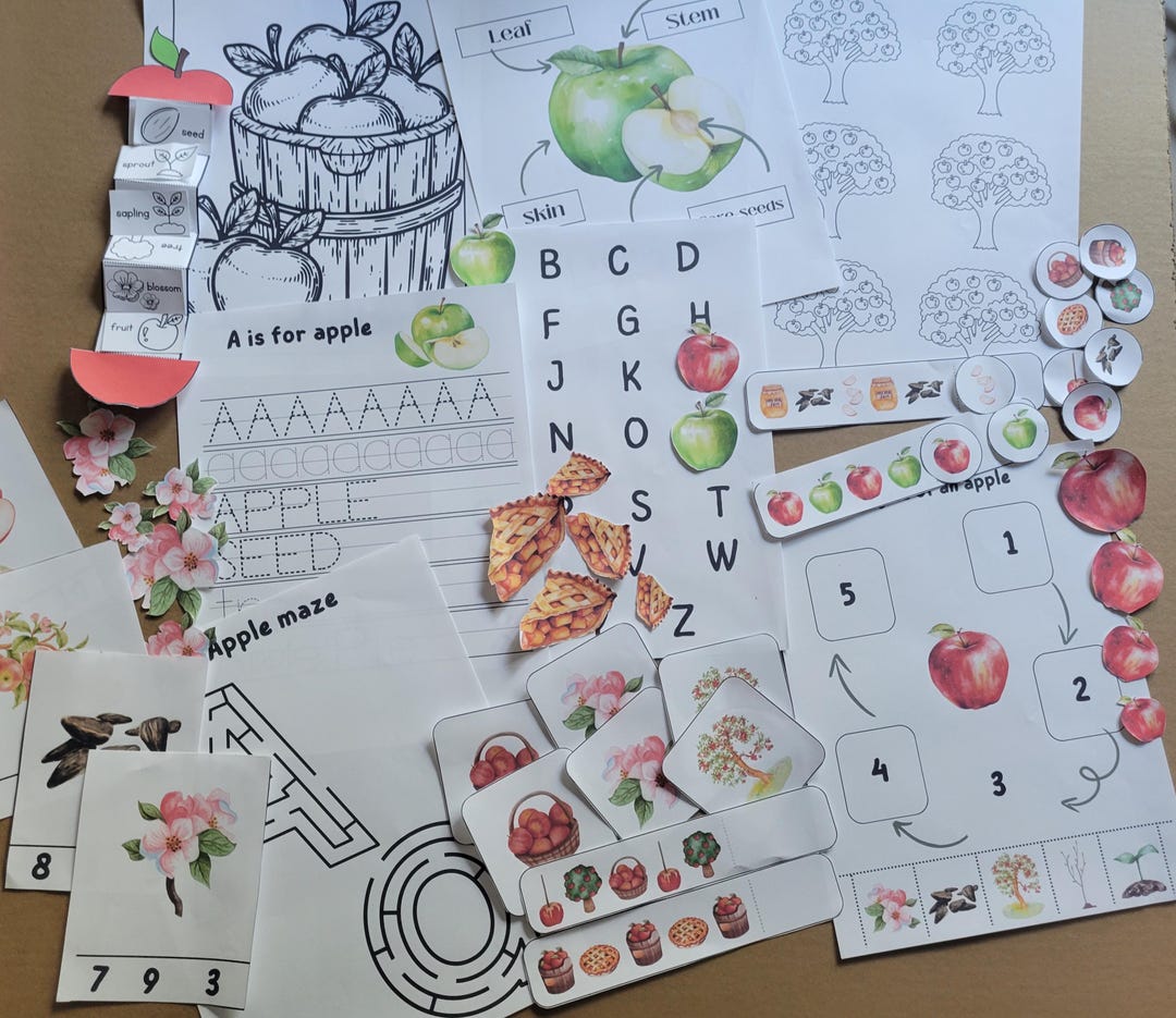 Apple Lesson Plan - Etsy