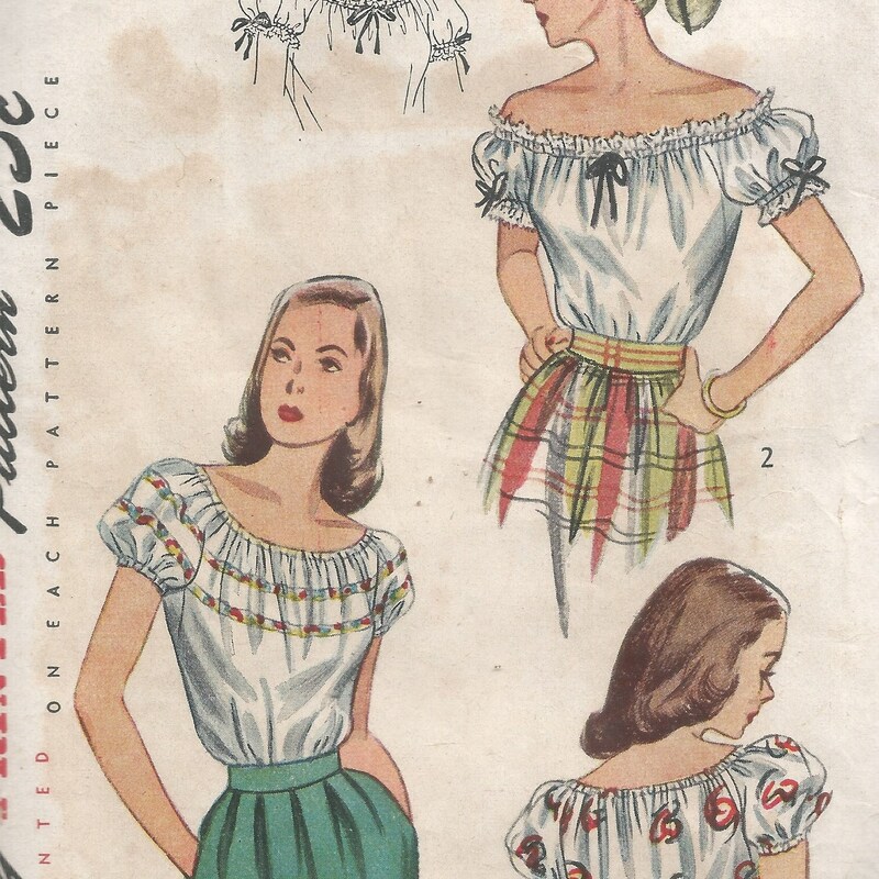 Gathered Neckline - Etsy