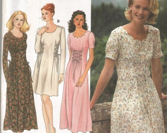 Lace up Dress Pattern - Etsy