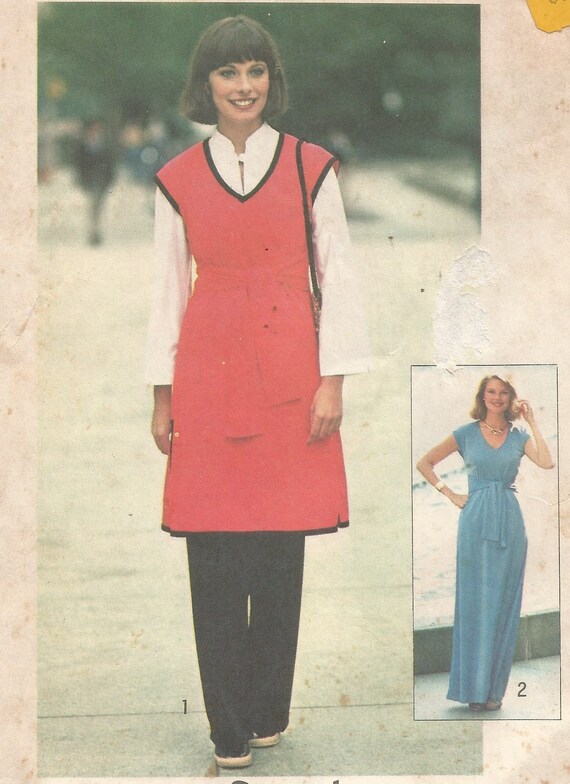 7336 Simplicity Sewing Pattern UNCUT Knit Fabric Pullover - Etsy