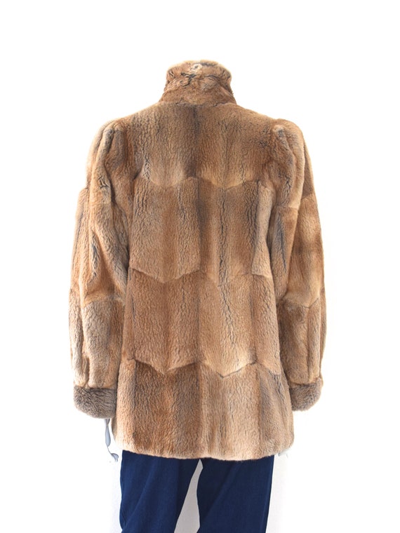 1960s Real Fur Coat/ 60s Beaver Fur Jacket/ Bifano's … - Gem