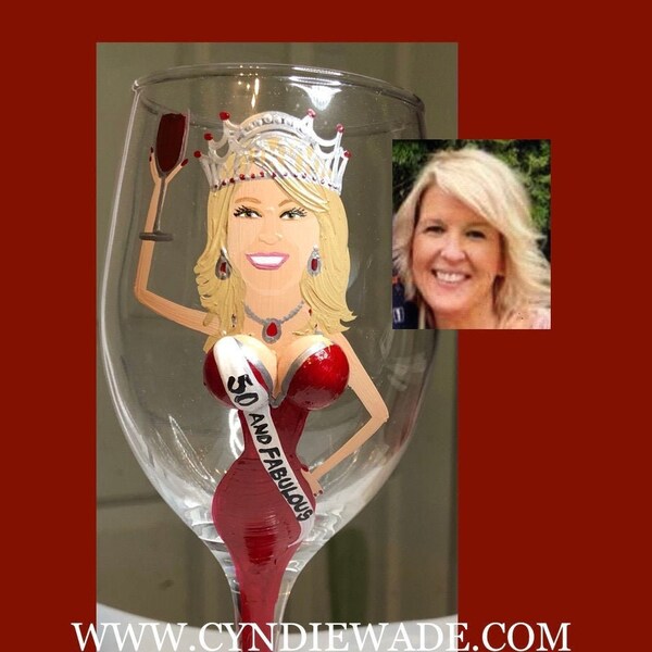 Diva Wine Glass - Etsy