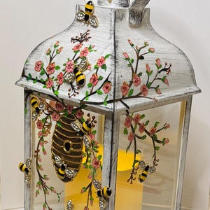 Bee Hive, Honey Bee Lantern, Beekeeper Gift, Bee Lover, Mother’s Day ...