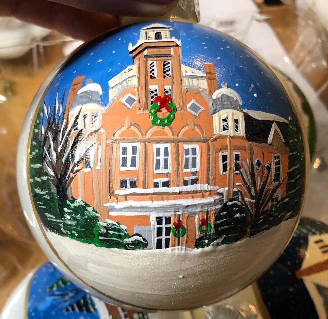 College Ornament, University, Graduation Ornament, University Ornament ...
