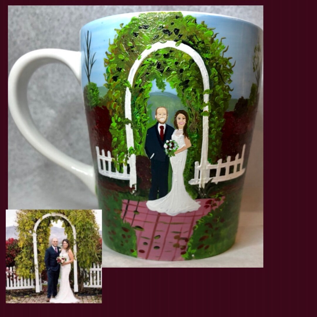 Custom Wedding Coffee Mug, Wedding Coffee Cup, Bride Coffee Cup, Groom ...