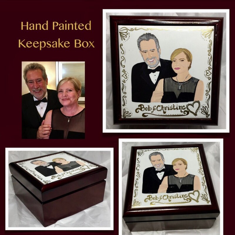 Hand Painted Box - Etsy