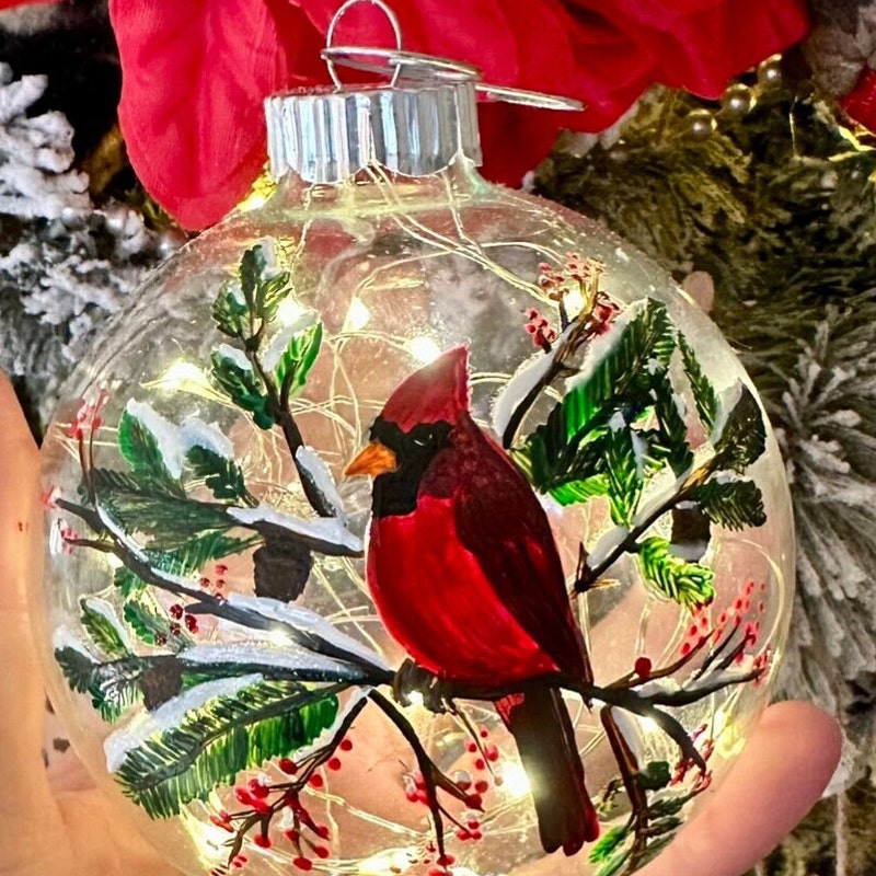 Cardinal Ornament - Etsy