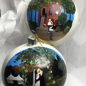 Portrait Ornament Custom Painted Family Portrait Christmas Portrait ...