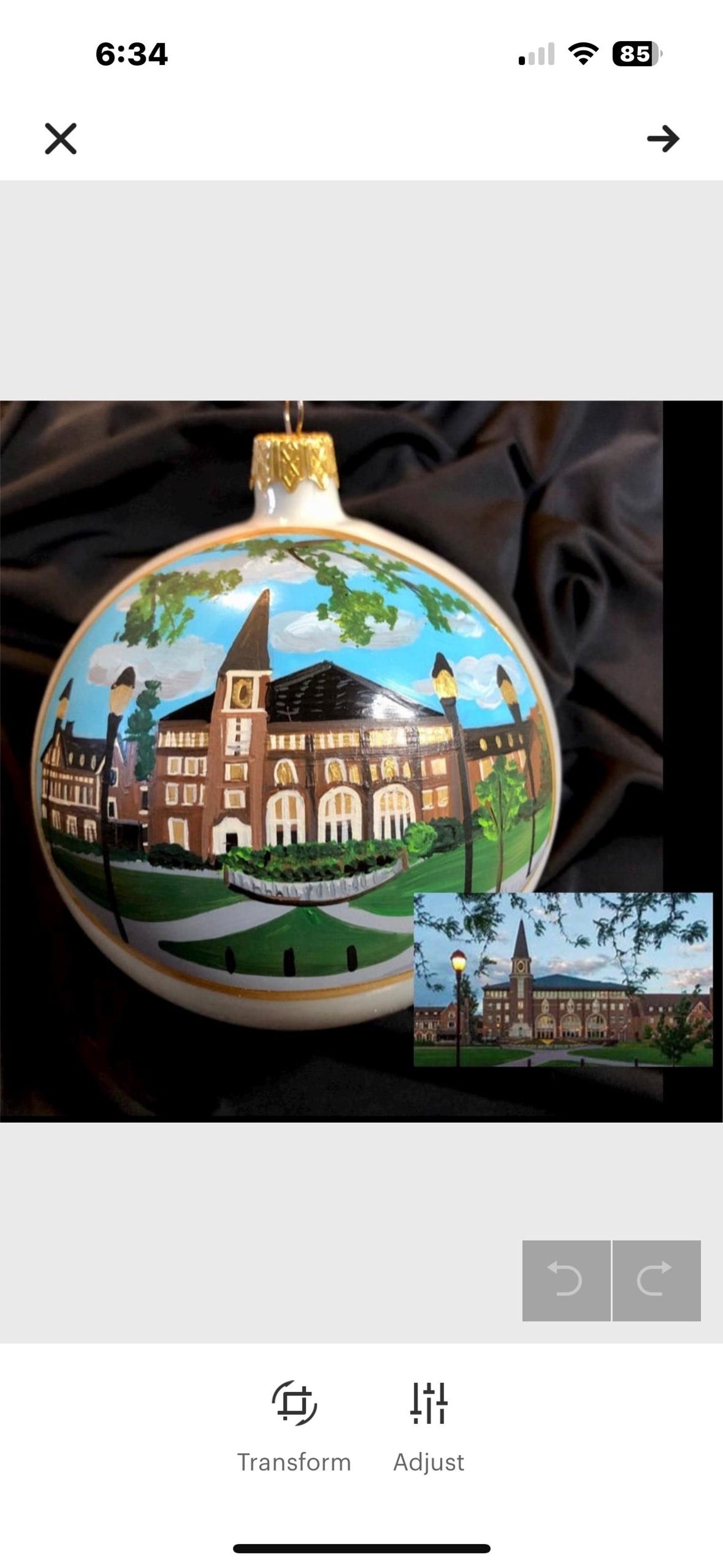 College Ornament, University, Graduation Ornament, University Ornament ...