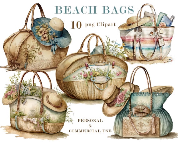 Beach Bag Clip Art