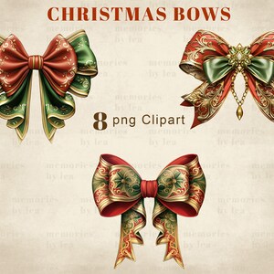 Christmas Bow Clipart, Christmas Accessories PNG Clip Art, Xmas ...