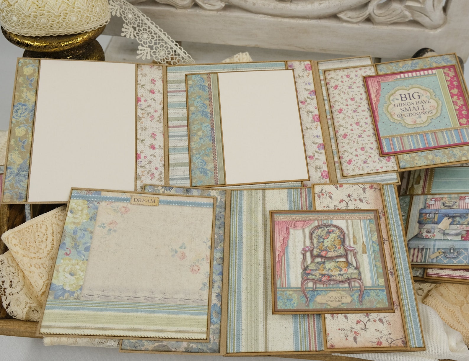 Quick and Easy Stamperia Grand Hotel Mini Album PDF Tutorial | Etsy UK