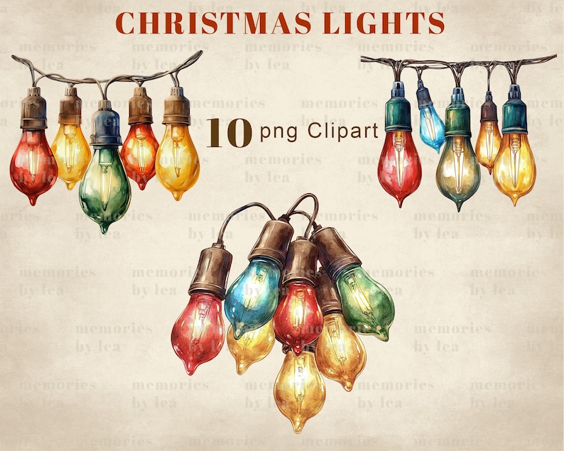 Christmas Lights Clipart, Christmas String Lights PNG Clipart, Holidays ...