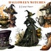 Halloween Witches Watercolor Clipart Halloween PNG Clip Art - Etsy