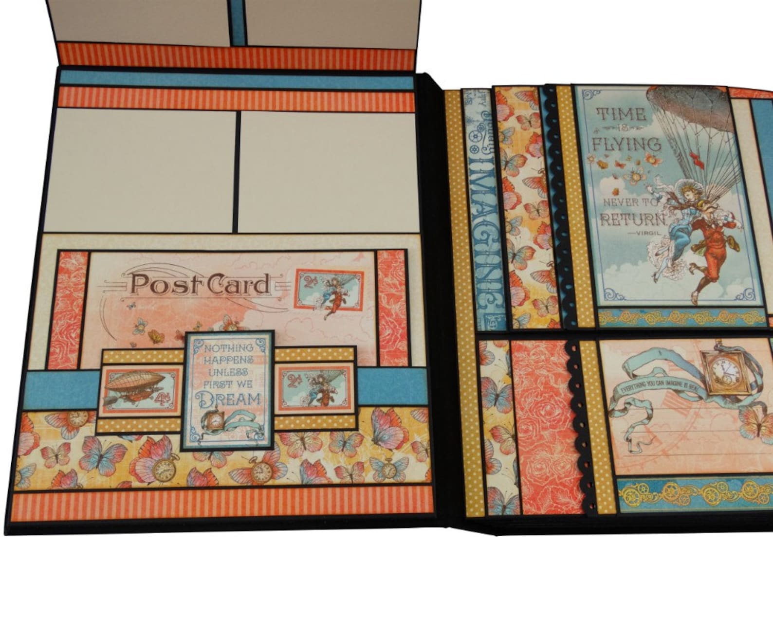 Imagine Mini Album PDF Tutorial, Mini Album Tutorial, Scrapbook ...