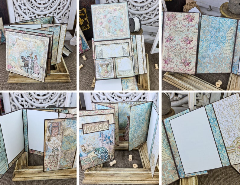 PDF TUTORIAL /fairytale Photo Folio Tutorial / Scrapbook Tutorial/photo ...