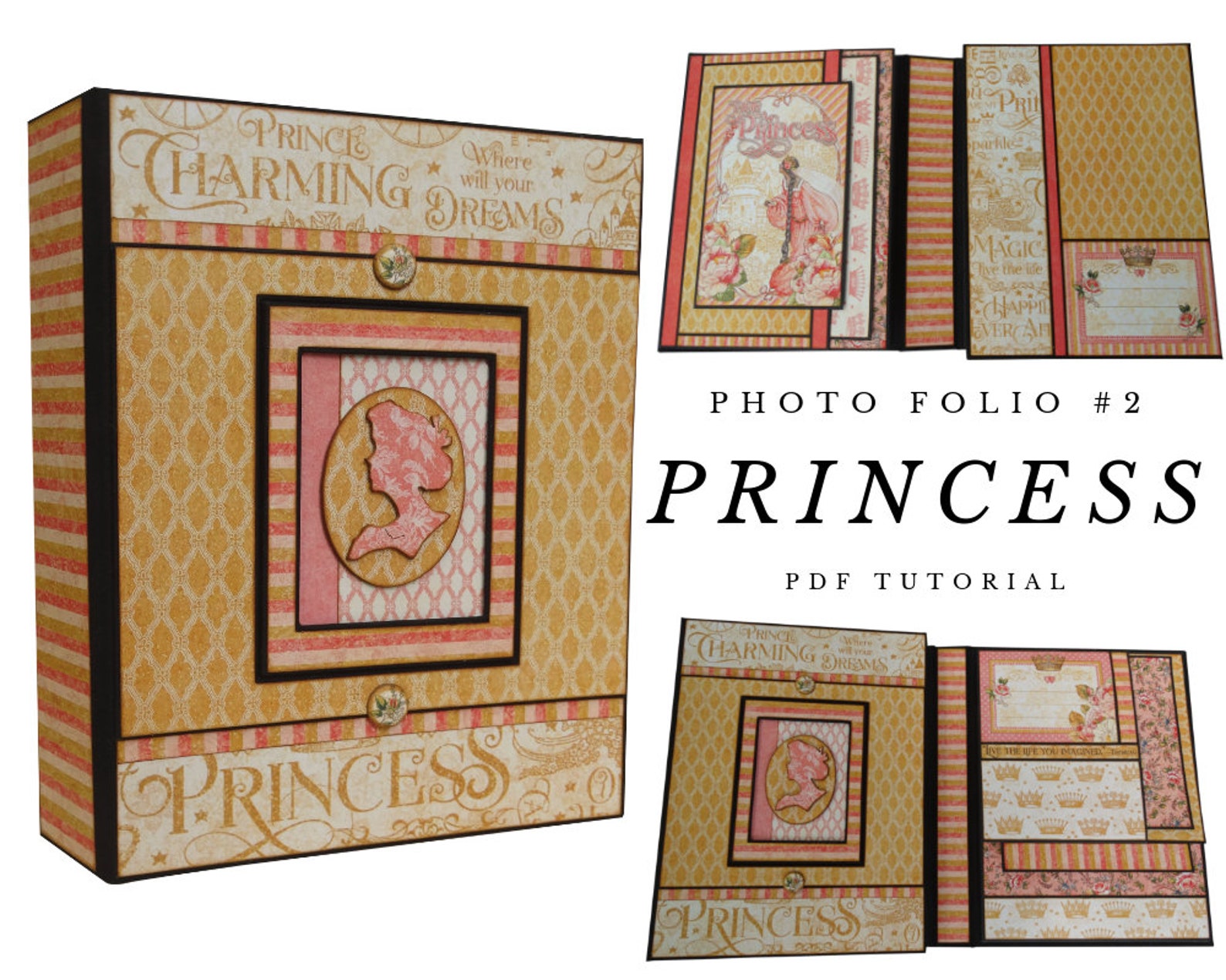 Princess Photo Folio #1 PDF Tutorial, Mini Album PDF Tutorial ...