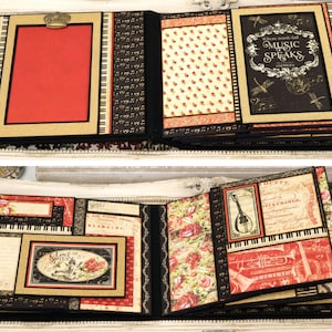 Love Notes Mini Album PDF Tutorial, Scrapbook Tutorial - Etsy