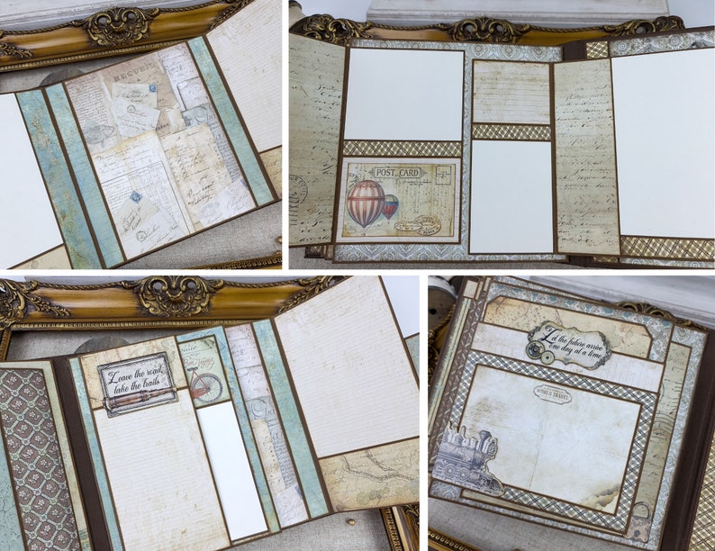 PDF VIDEO TUTORIAL / Around the World Mini Album Tutorial / - Etsy