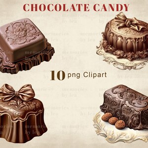 Chocolate Candy Clipart, Chocolate Dessert PNG Clipart, Sweets Graphics ...