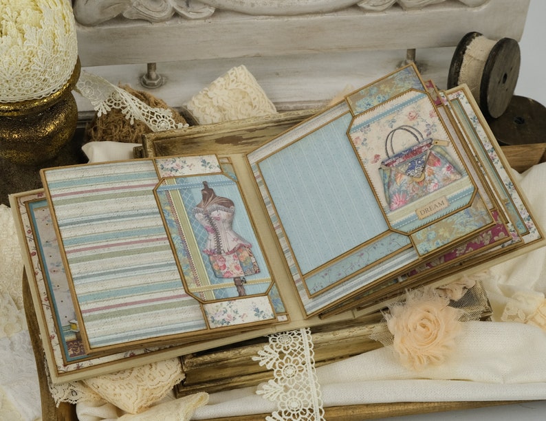 Quick and Easy Stamperia Grand Hotel Mini Album PDF Tutorial | Etsy UK