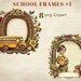 School Frames 1 Clipart Back to School Graphic for - Etsy