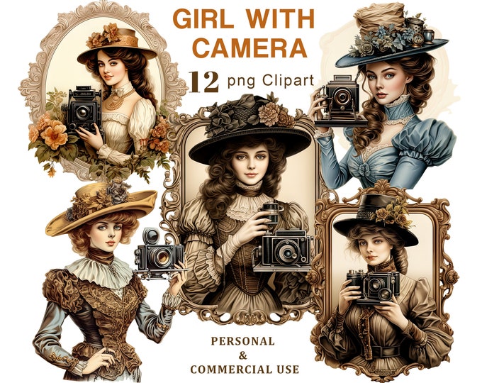 Victorian Vintage Little Boy Watercolor Clipart Bundle, Transparent PNG ...