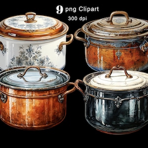 Cooking Pot Clipart, Kitchen Pot PNG Clipart, Baking, Cooking Clipart ...