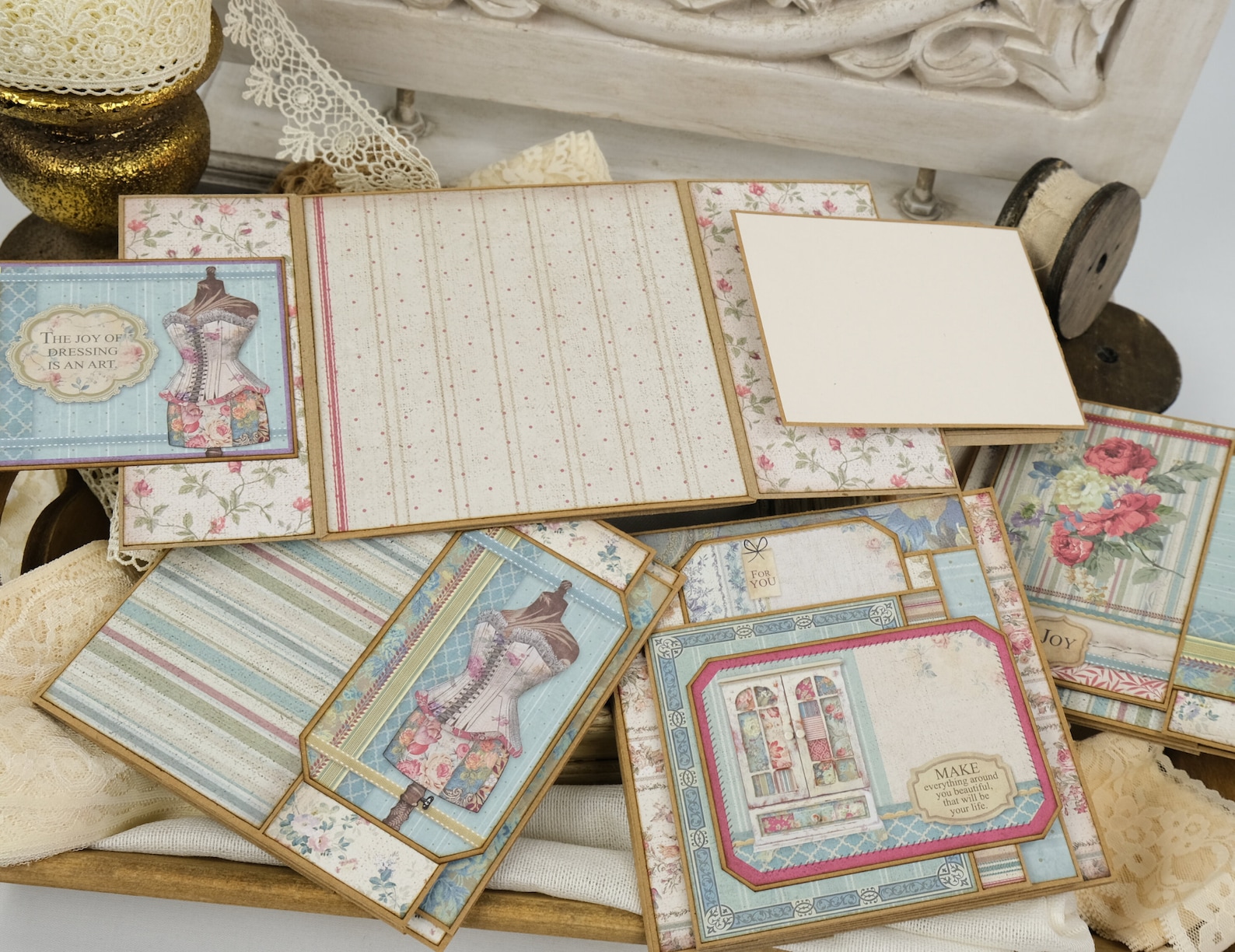 Quick and Easy Stamperia Grand Hotel Mini Album PDF Tutorial | Etsy UK