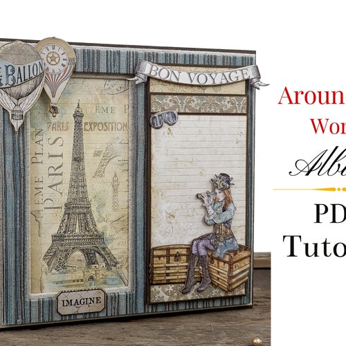 Princess Mini Album PDF Tutorial Scrapbook Tutorial - Etsy