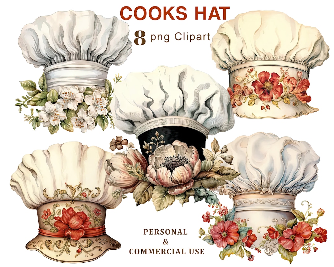 Cooks Hat Clipart, Chef Hat PNG Clipart, Cooking, Baking, Kitchen, Food ...