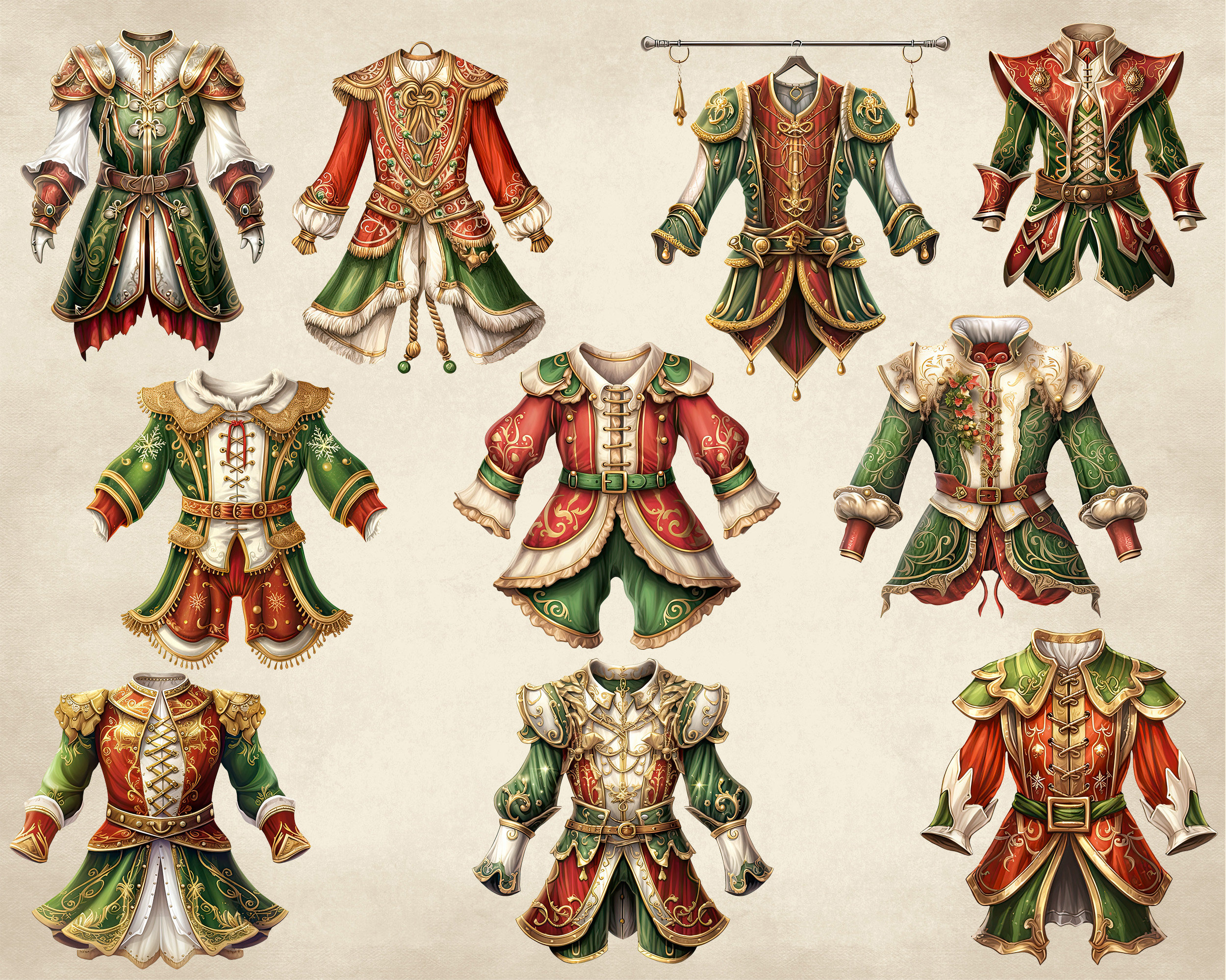 Christmas Elf Suit, Christmas Elf Outfit PNG Clip Art, Christmas Elf ...